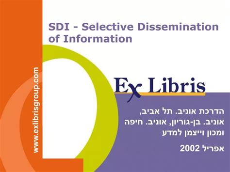 Ppt Sdi Selective Dissemination Of Information Powerpoint