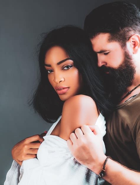 Premium Photo Intimate Moments For Happy Lovers Young Couple Having