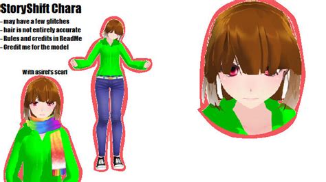 Storyshift Chara Mmd Dl Updated By Meme Dealer On Deviantart