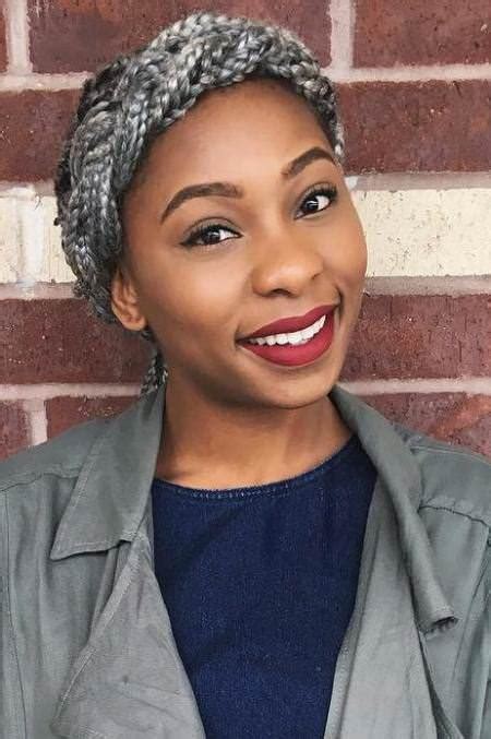 Mesmerizing Box Braids Updo Hairstyles