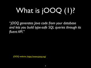 Building Realtime Access To Data Apps With JOOQ PPT