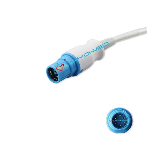 Reusable Spo2 Sensor Round 7 Pin For Siemens Drager Medical Cables And Sensors Manufacturer Amydi