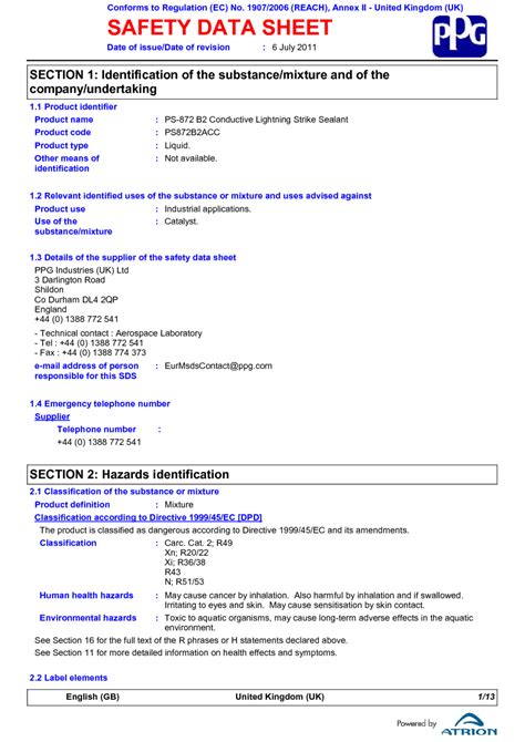 Pipe Sealant Msds At Shawn Keim Blog