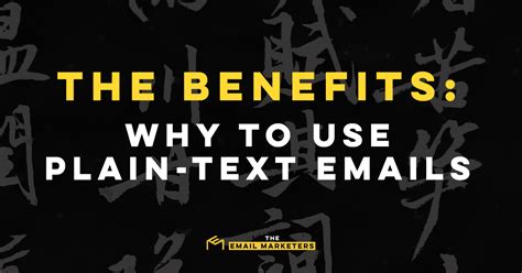 The Quick Guide To Plain Text Email Formatting The Email Marketers