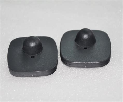 Eas 8 2mhz Rf Hard Label Mini Square Security Tag 48 42mm