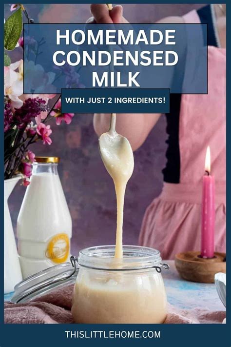 Homemade Sweetened Condensed Milk Recipe Condensed Milk Substitute Recept I 2024