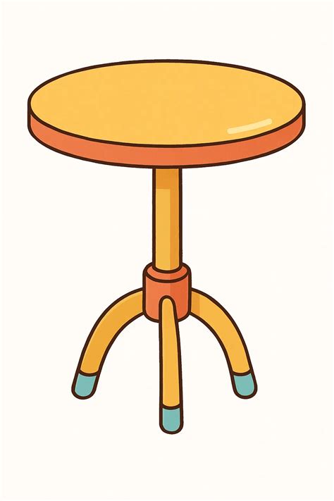 おしゃれなカフェテーブルのイラスト｜イラスト・フリー素材なら「シンテリ」