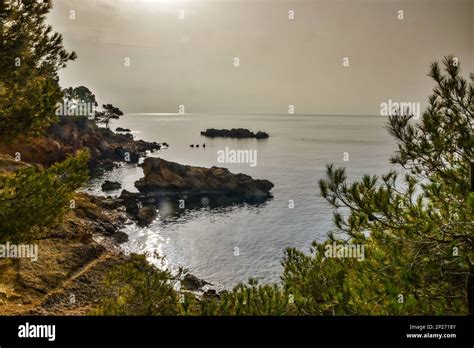GR 92 Trail, Costa Dorada, Spain Stock Photo - Alamy