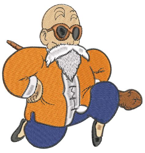 Anime Embroidery Pattern Roshi Skip Age Store Designs