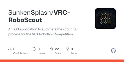 Github Sunkensplashvrc Roboscout An Ios Application To Automate The