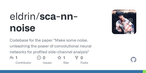 Github Eldrinsca Nn Noise Codebase For The Paper Make Some Noise Unleashing The Power Of
