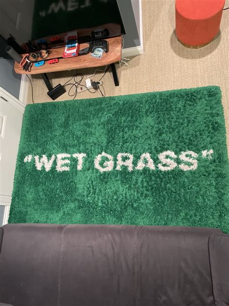 Ikea × Virgil Abloh Off White X Ikea “wet Grass” Rug Grailed