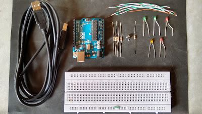 Arduino Programa Semáforo Interativo LED Eletrônica de Garagem