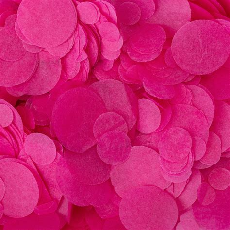 Fuchsia Paper Circles