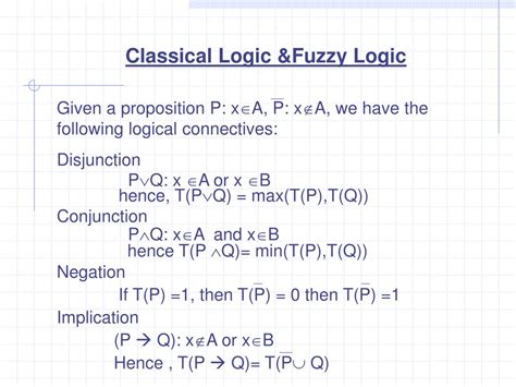 PPT Classical Logic Fuzzy Logic PowerPoint Presentation Free Download ID