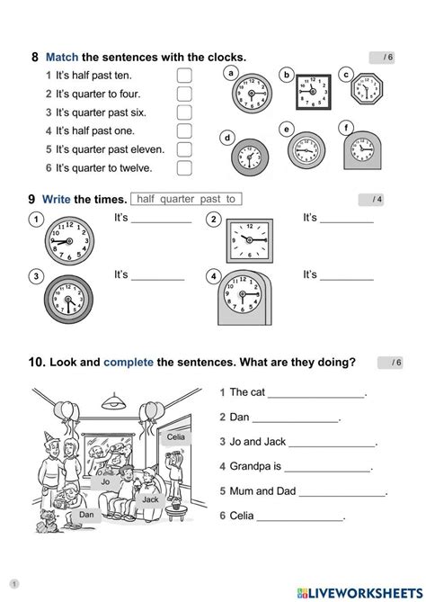 3 Class Test 4 Free Interactive Worksheets 6544326