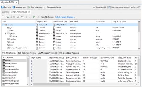 Mongodb To Sql Migration Export Mongodb Collections To Sql