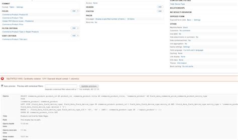 Cardinality Violation During Views Contextual Filter Setup How To