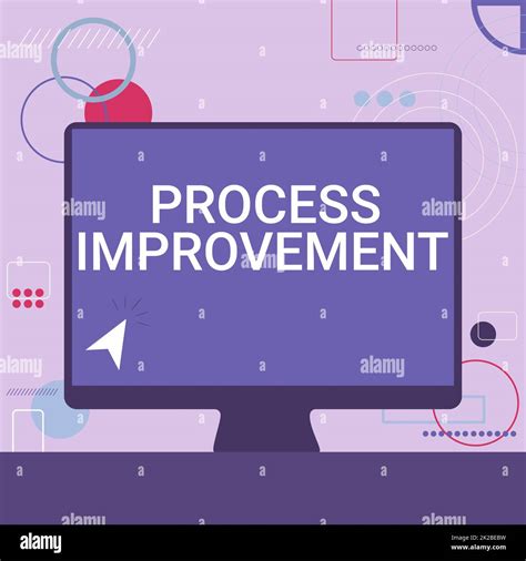 Hand Writing Sign Process Improvement Business Idea Task Of