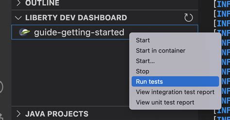 Debugging Tests Through This Plugin · Issue 108 · Openlibertyliberty Tools Vscode · Github