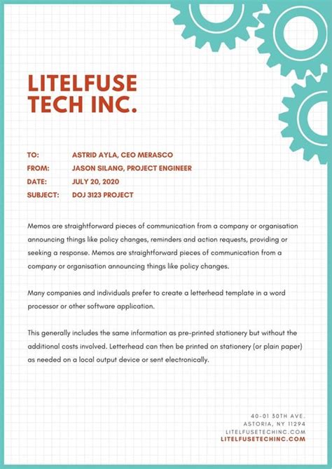 Free Professional And Customizable Memo Templates Canva