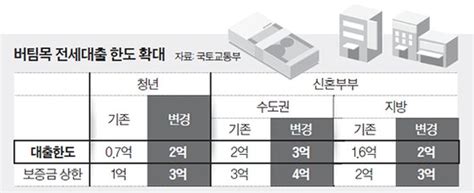 청년·신혼부부 버팀목 전세대출 최대 3억까지