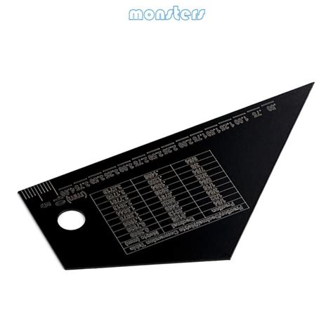 Mon String Action Rulers Gauges กีตาร ์ Fret Leveling ไม ้ บรรทัด Fret Catchers Luthier เครื ่