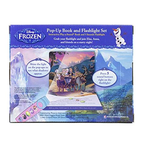 Disney Frozen Elsa Anna Olaf And More Pop Up Book And Flashlight