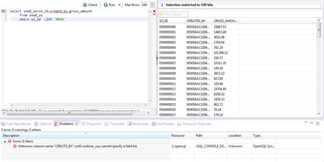 SQL Console In AiE SAP Community