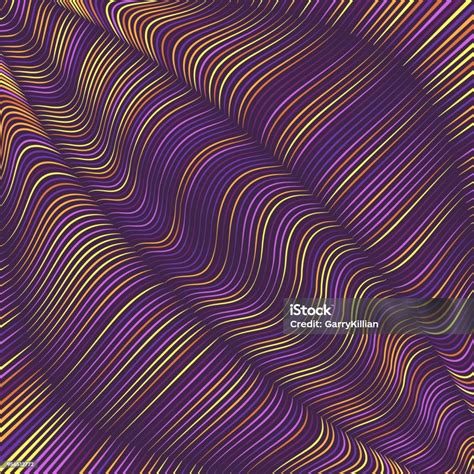 뒤틀린된 선 배경 벡터 유연한 줄무늬 실크 체적 주름 성형으로 트위스트 가변 너비와 다채로운 줄무늬입니다 현대 추상 크리에이 티브 배경 막입니다 0명에 대한 스톡 벡터 아트