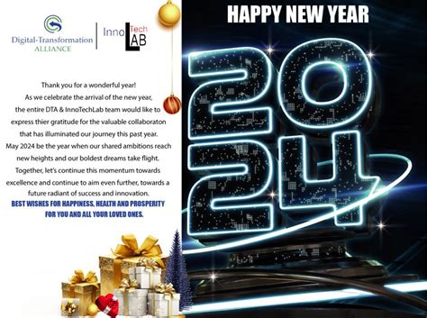 Happy New Year 2024 Digital Transformation Alliance Dta