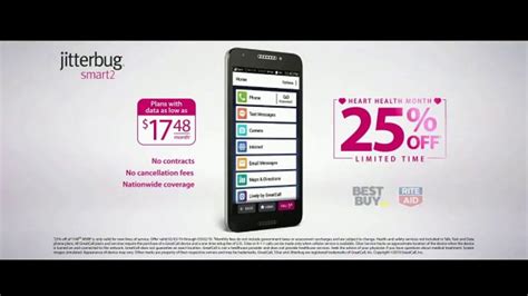 Greatcall Jitterbug Smart2 Heart Health Month Tv Commercial A Simple Smartphone For Seniors To