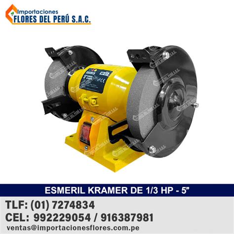 Esmeril De Banco Meba De 8 Motor De 1 Hp Importaciones Flores Del PerÚ