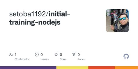 Github Setoba1192initial Training Nodejs