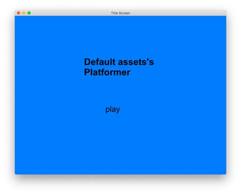 Default Assetss Platformer By Carlosfruitcup