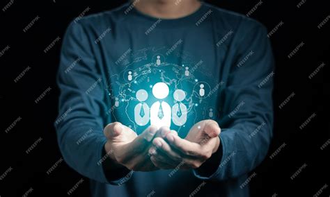 Premium Photo Big Data Analytics And Business Intelligence Concept Businessman Holding Global