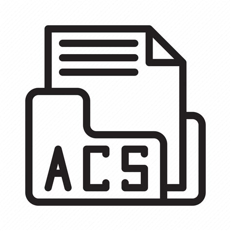 Acs Files Folders Format Extension Microsoft Icon Download On Iconfinder