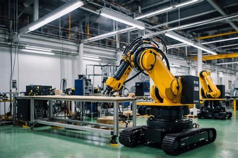 Digital Manufacturing And Robotics In Smart Factory Environments Premium Ai Generated Image