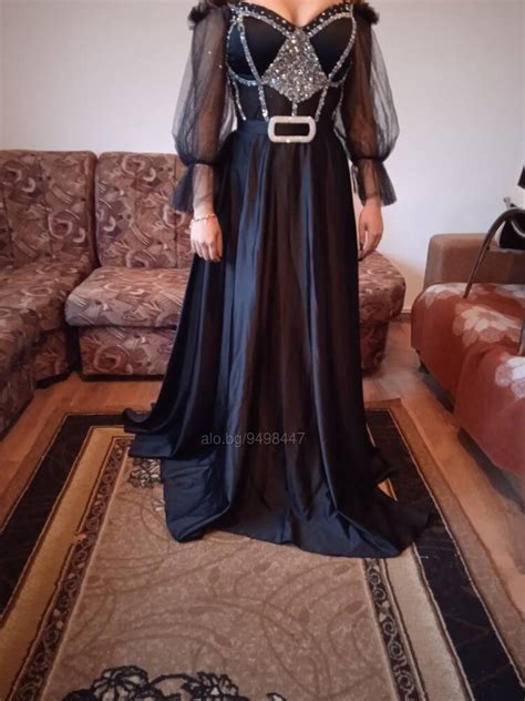 Официална рокля M Официално облекло Дамско Черна Облекло София Официална рокля Черна р