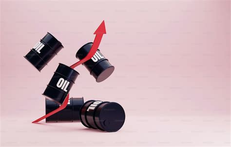 유가 상승 화살표는 에너지 산업 또는 휘발유의 고수요 위기로 인한 원유의 성장을 나타냅니다 3d 렌더링 그림입니다 사진 Unsplash의 연료 및 발전 이미지