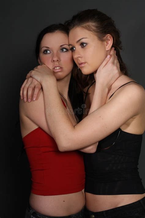 Due Ragazze Lesbiche Immagine Stock Immagine Di Erotico 23783413