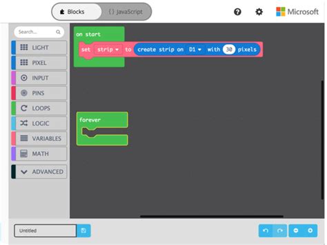 makecode maker neopixel nanoring adafruit learning system