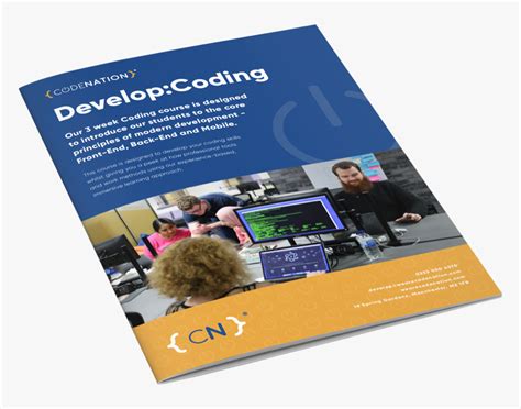 Develop Coding Course Brochure Body Image Course Brochure Cyber
