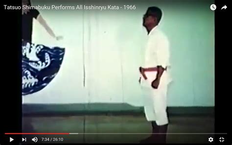 Isshin Concentration The Art On The Miyagi Influence Of Shimabuku Tatsuo Sunsu Kata