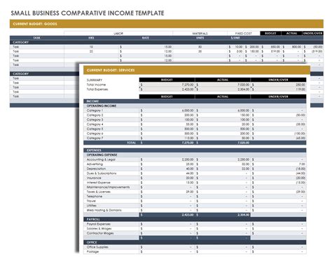 Income Statement Format Excel
