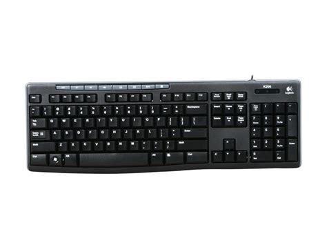 Logitech K200 Black Wired Keyboard For Business Newegg Ca