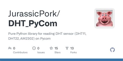 Github Jurassicporkdhtpycom Pure Python Library For Reading Dht Sensor Dht11 Dht22
