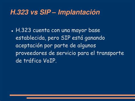 Ppt Voip H 323 Vs Sip Powerpoint Presentation Free Download Id 5779638