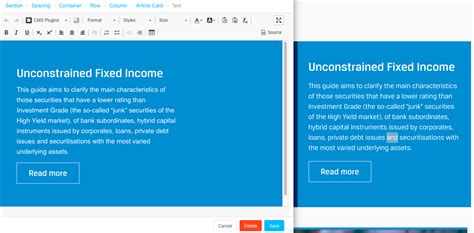Wysiwyg What You See Is What You Get Editor Doesnt Show How The Real Result Is Going To Look