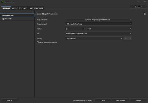 Export Textures From Substance Painter To Blender